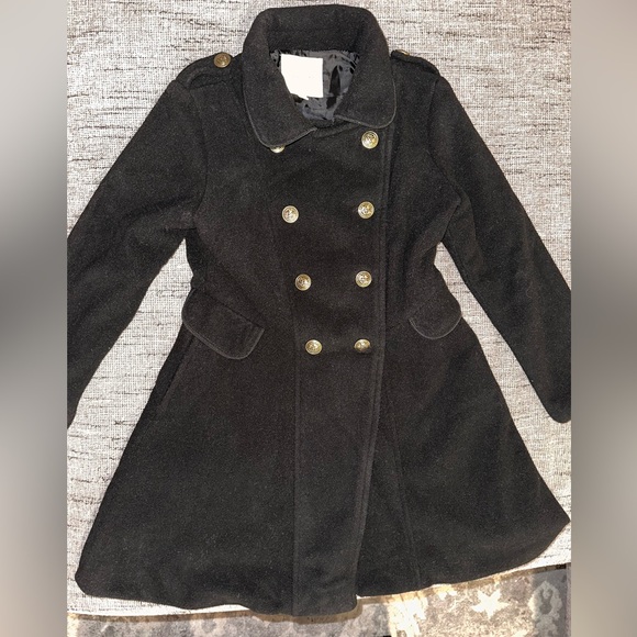 Copper Key | Jackets & Coats | Copper Key Black Doublebreasted Kids Pea ...